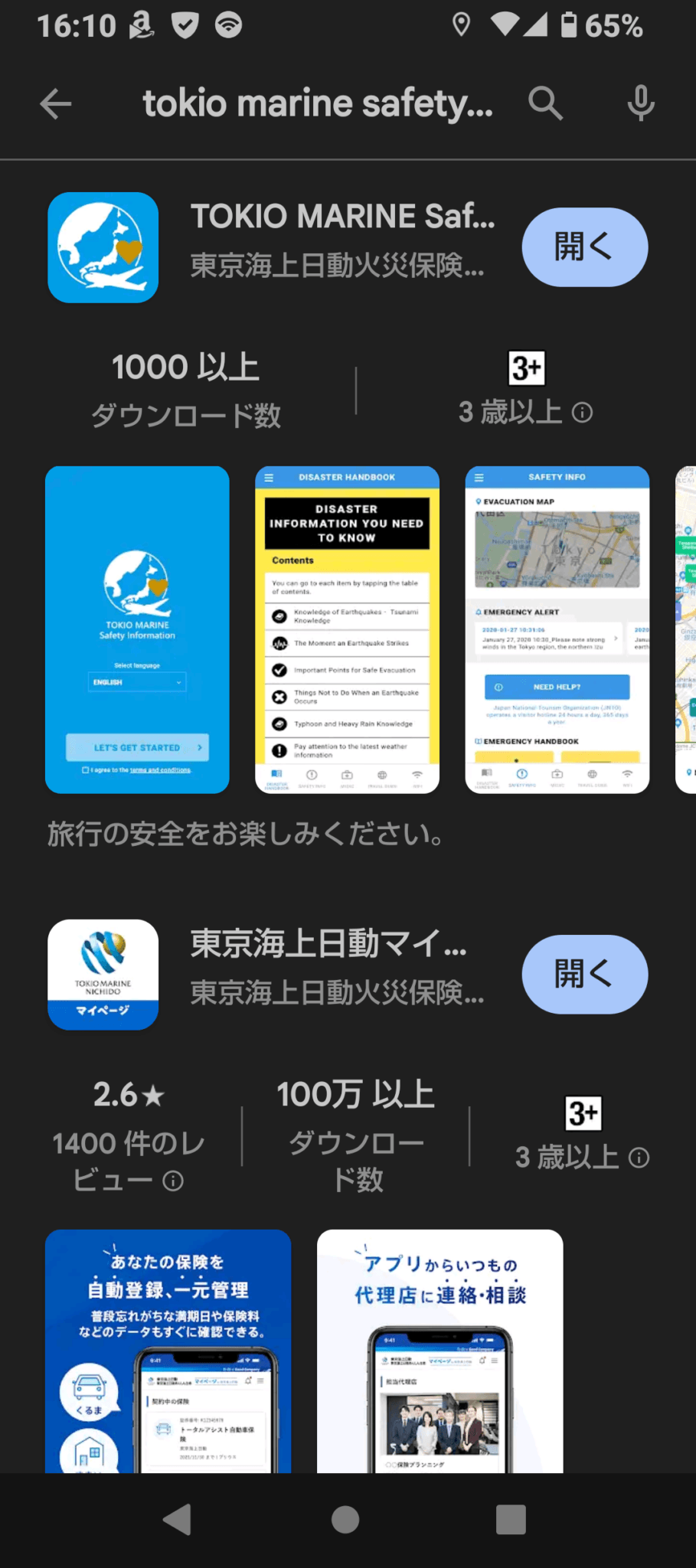 Application description for TOKIO OMOTENAHSI POLICY